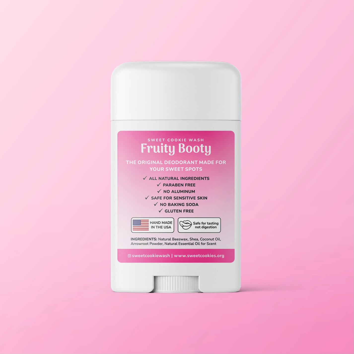 Fruity Booty Deodorant | Sweet Cheeks Booty Deodorant – www ...